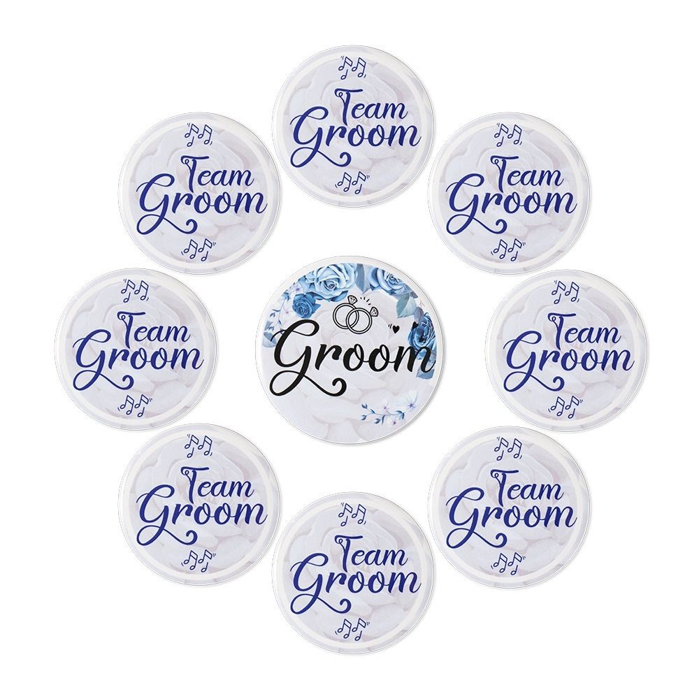 Bachelor Party Button Pins " Groom" "Team Groom" Decorations Supplies ...