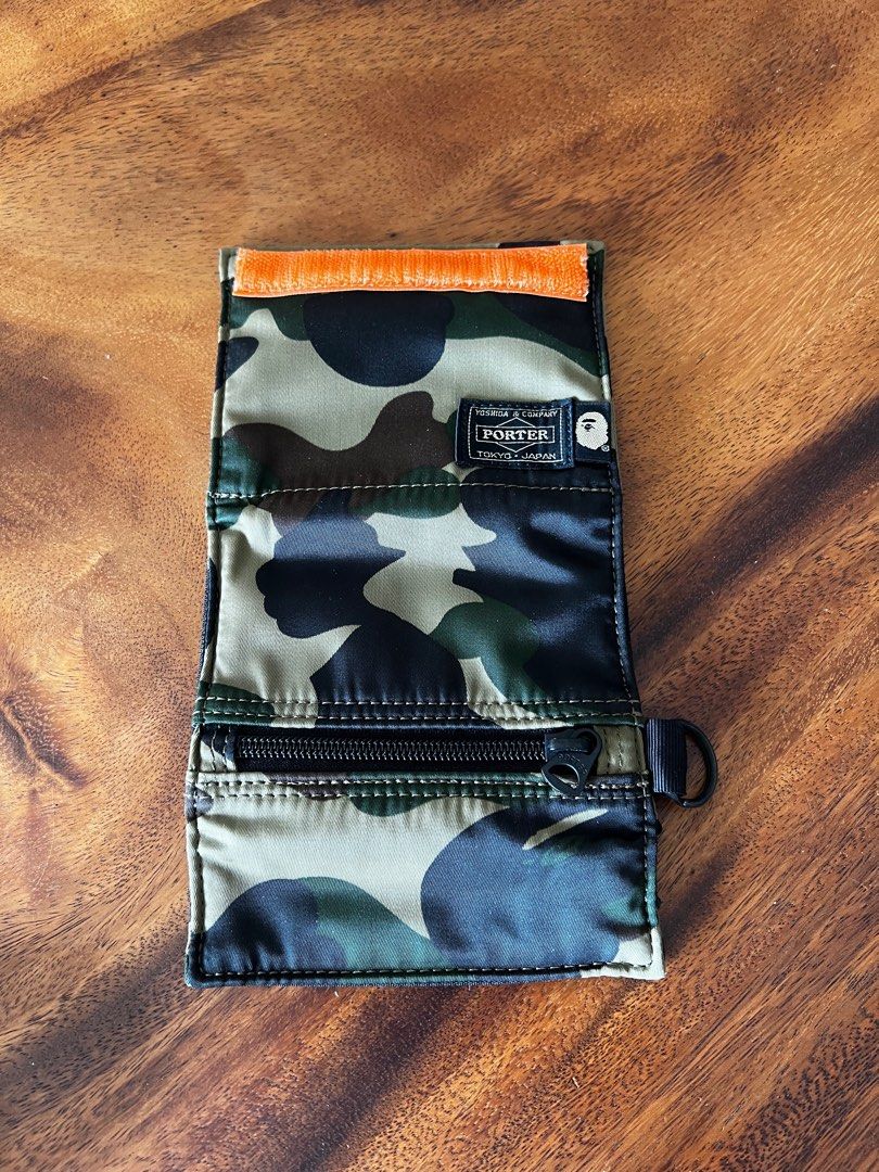 Bathing Ape collab Wallet with Porter, Men's Fashion, Watches ...