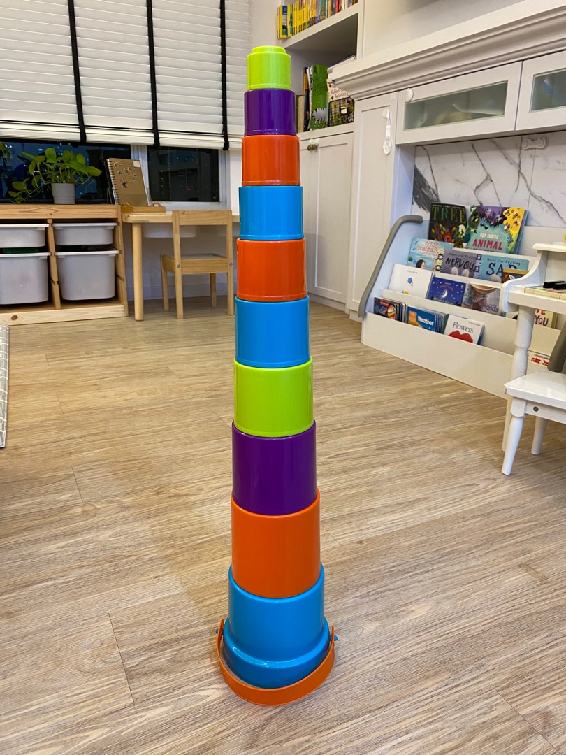 Battat Stacking Cups Buckets Pails, Babies & Kids, Infant Playtime on ...
