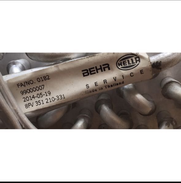 BEHR original Mercedes Benz Aircon Evaporator, Car Parts & Accessories ...
