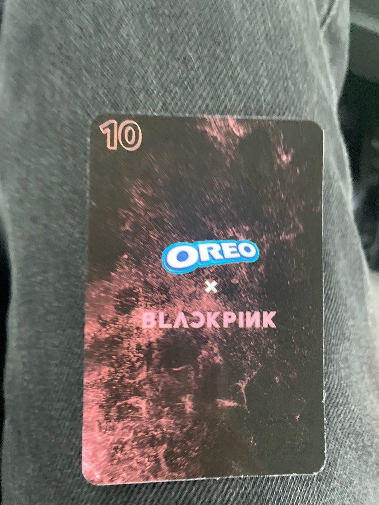 Blackpink Oreo Card 10, Hobbies & Toys, Memorabilia & Collectibles, K ...