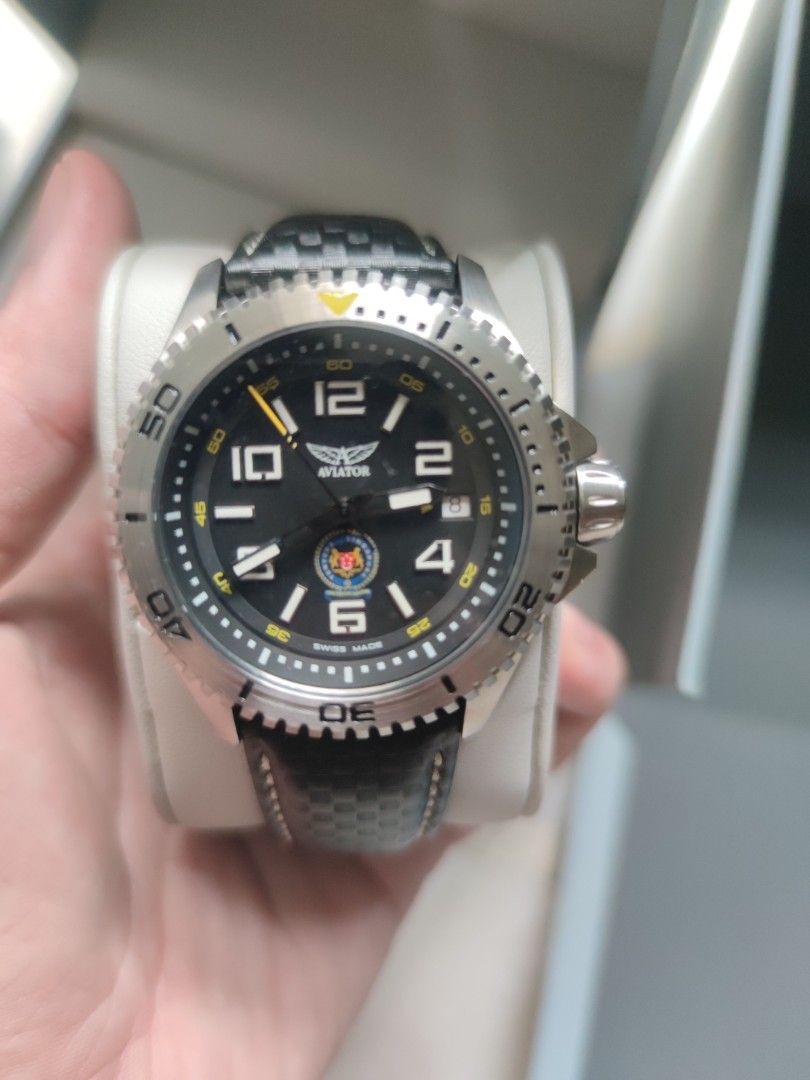 BNIB Aviator Military Special Edition watch, Men's Fashion, Watches ...