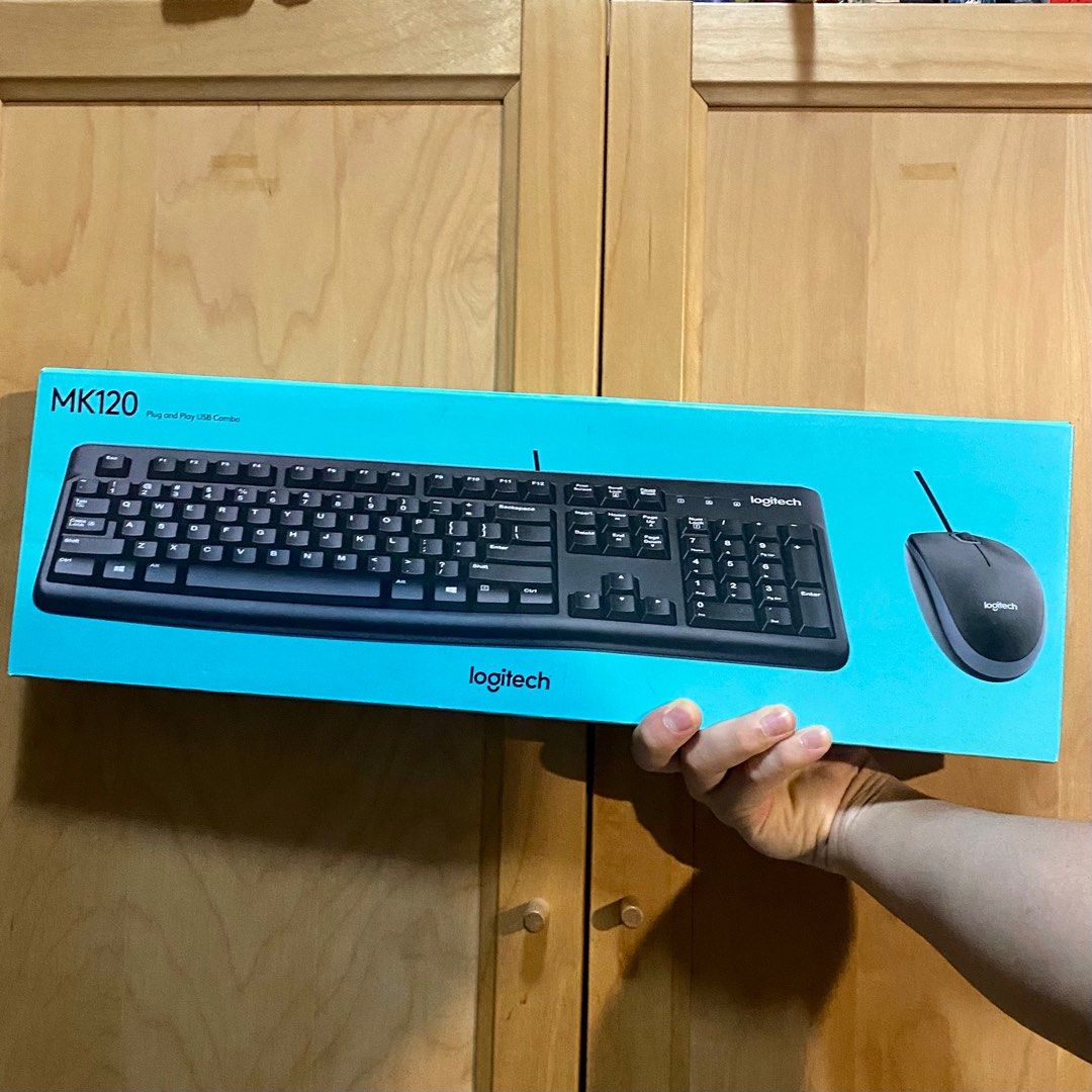 Bnib Logitech Keyboard Mk120 Computers And Tech Parts And Accessories Computer Keyboard On Carousell
