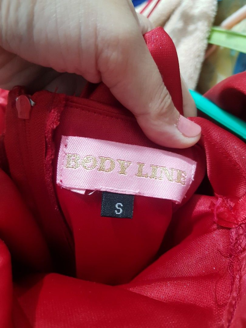 BODYLINE RED DRESS, Women's Fashion, Dresses & Sets, Evening dresses ...