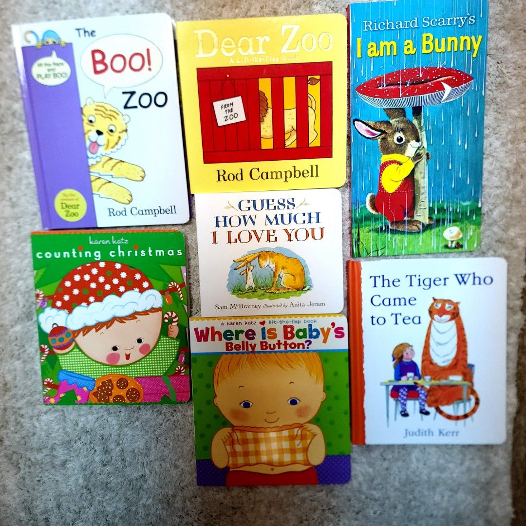 Boo!Zoo/Dear Zoo/I am a bunny/karen katz counting/where is belly/how ...