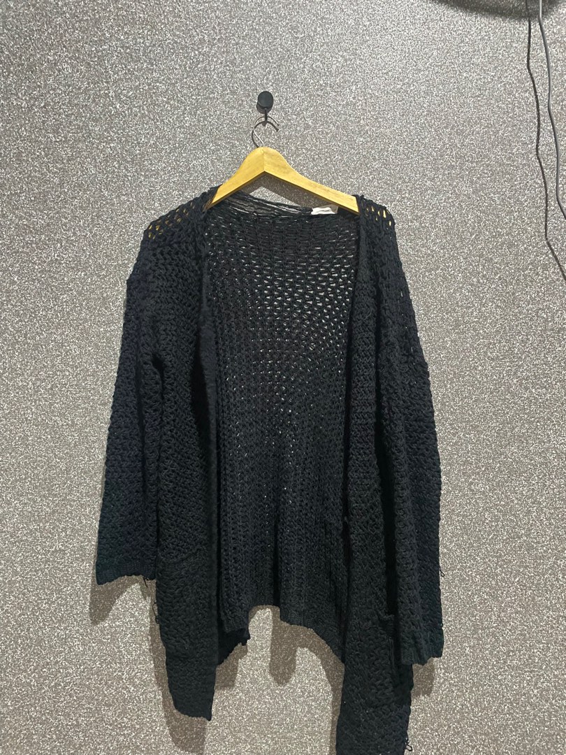 Cardigan jaring jaring, Fesyen Wanita, Pakaian Wanita, Baju Luaran di ...