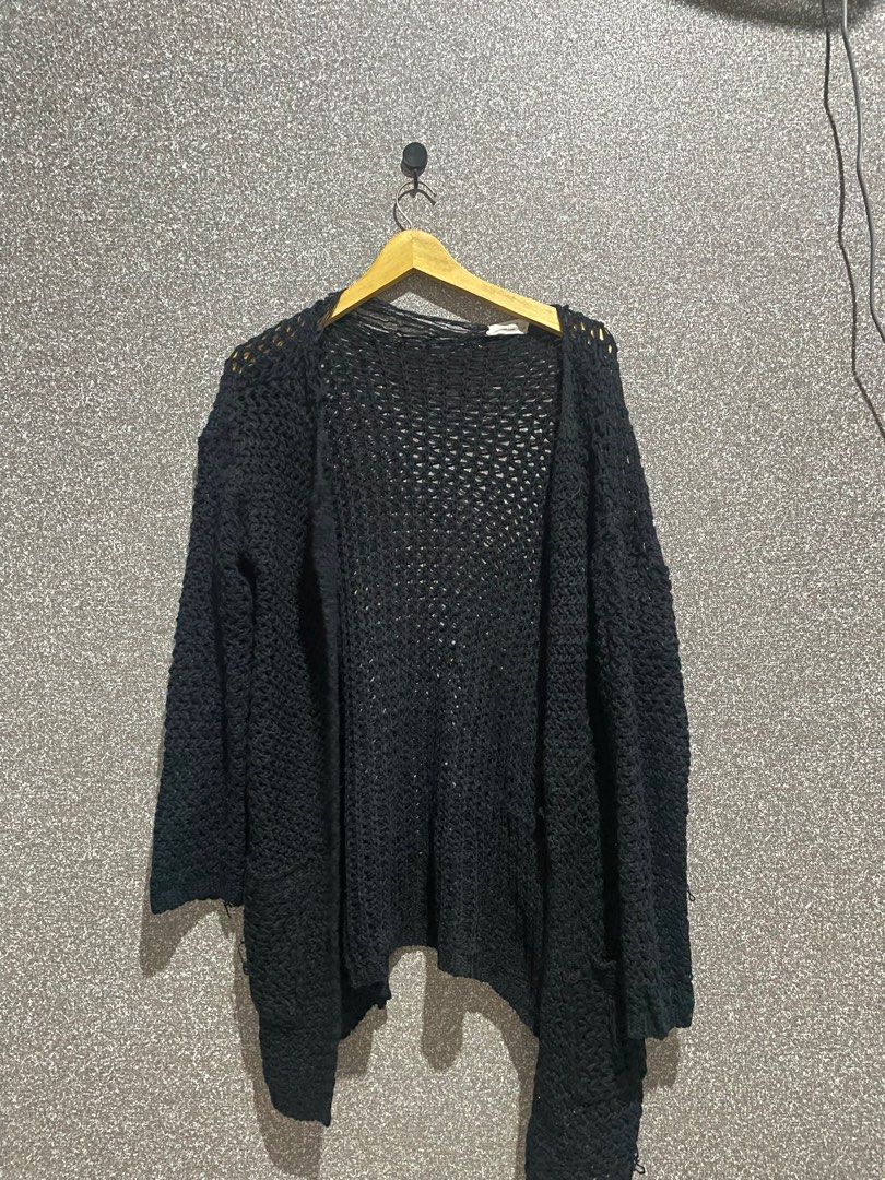 Cardigan jaring jaring, Fesyen Wanita, Pakaian Wanita, Baju Luaran di ...