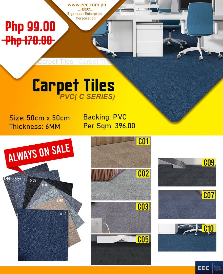 CARPET TILES, Furniture & Home Living, Home Decor, Carpets, Mats ...