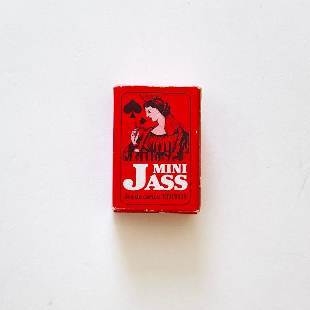 Cartes de Jass mini EDITOY Bertschikon (36 cartes) Vintage Swiss ...