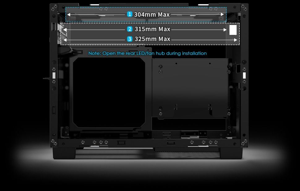 CASING LIAN LI Q58 BLACK MINI-ITX CASE WITH PCIe 4.0 RISER CABLE ...