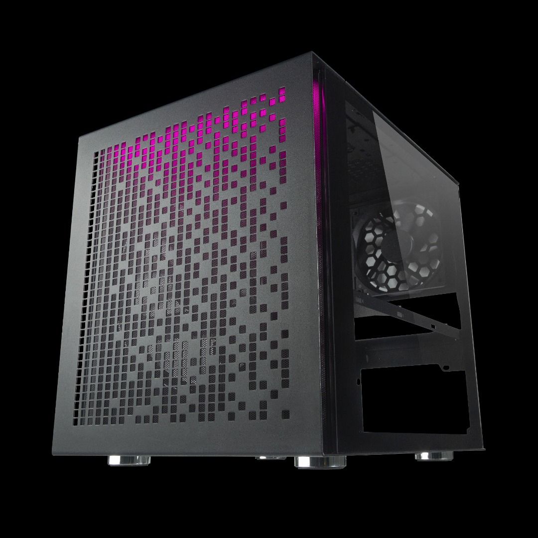 CASING TECWARE QUAD MINI CUBE BLACK M-ATX / ITX CASE, Computers & Tech ...