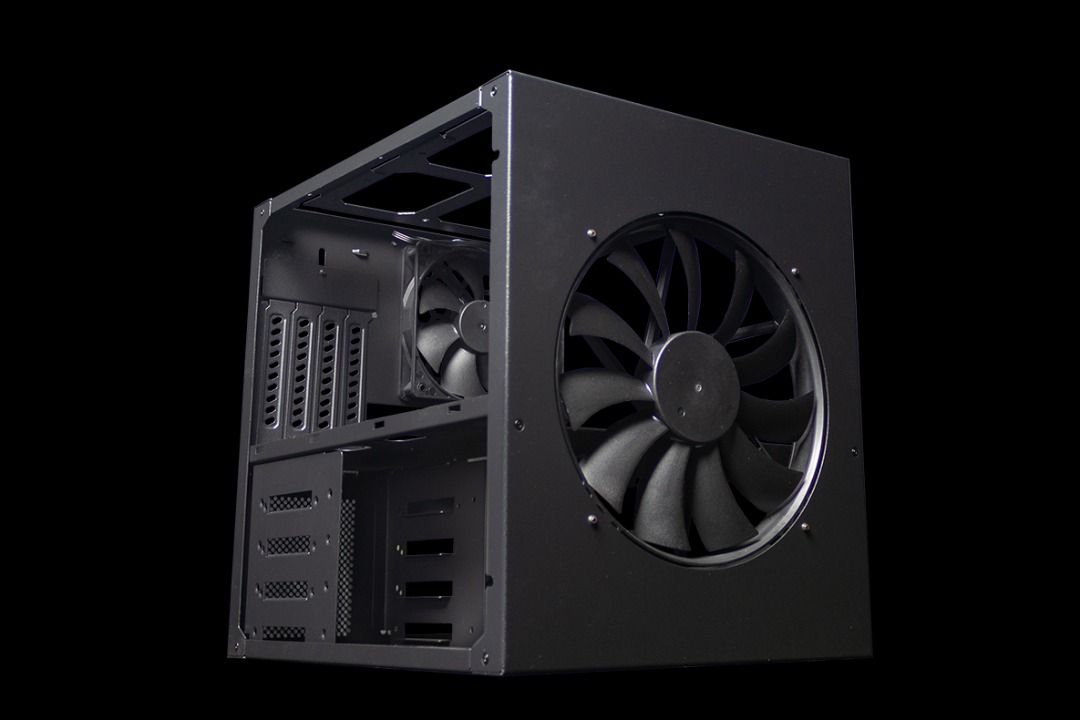 CASING TECWARE QUAD MINI CUBE BLACK M-ATX / ITX CASE, Computers & Tech ...