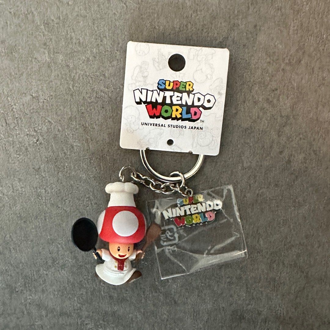 Chef Toad Keychain - Super Nintendo World USJ, Hobbies & Toys, Toys ...