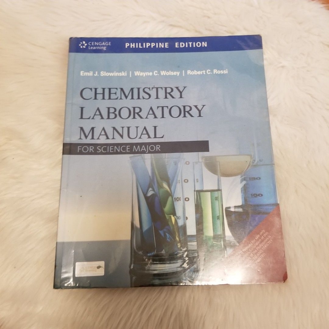 Chemistry Laboratory Manual For Science Major (Emil Slowinski, Wayne ...