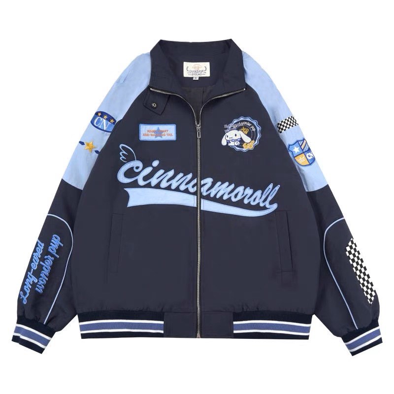 Cinnamoroll Racer Jacket, Women's Fashion, Coats, Jackets and Outerwear ...
