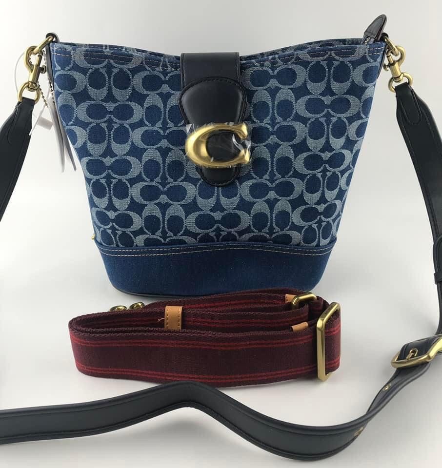 Coach Tali Bucket Crossbody in Denim on Carousell