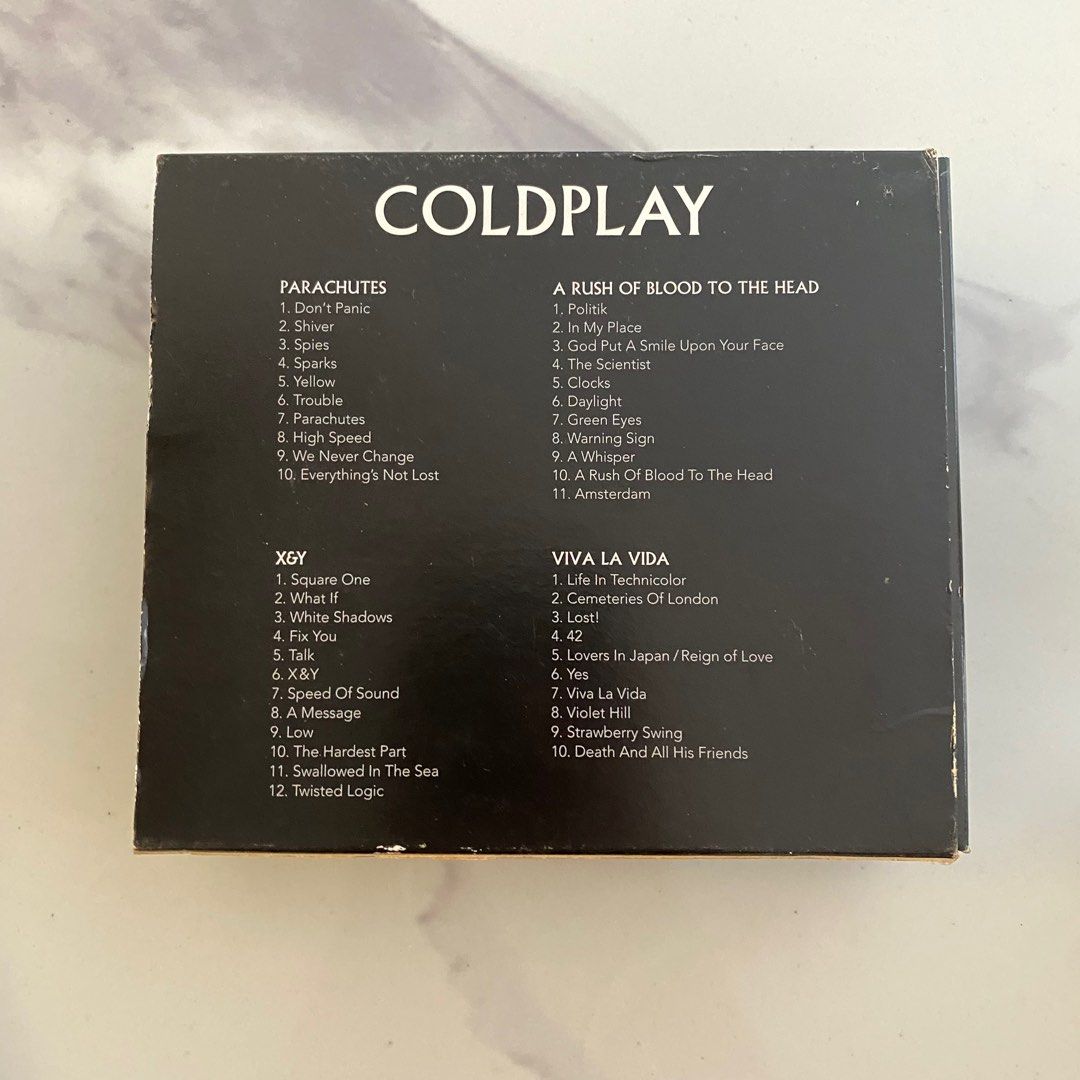 Coldplay 4CD Limited Edition set, Hobbies & Toys, Music & Media, CDs ...
