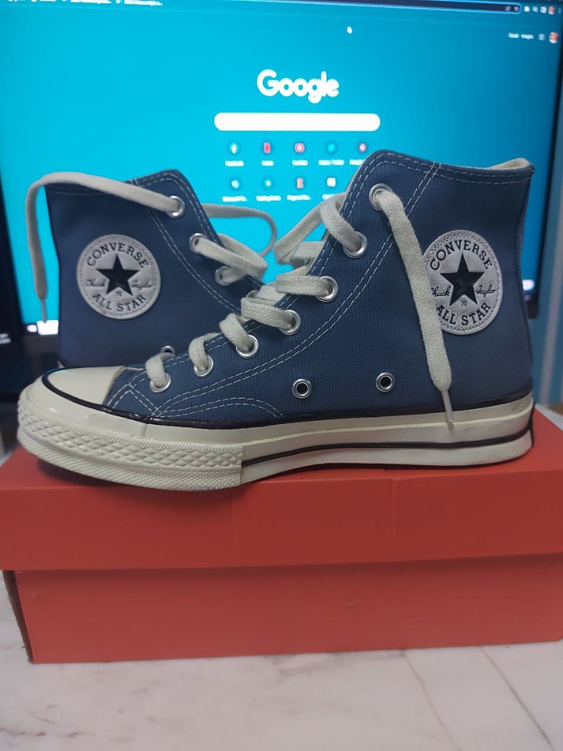 ORIG Converse Chuck 70 Deep water HI, Women's Fashion, Footwear ...