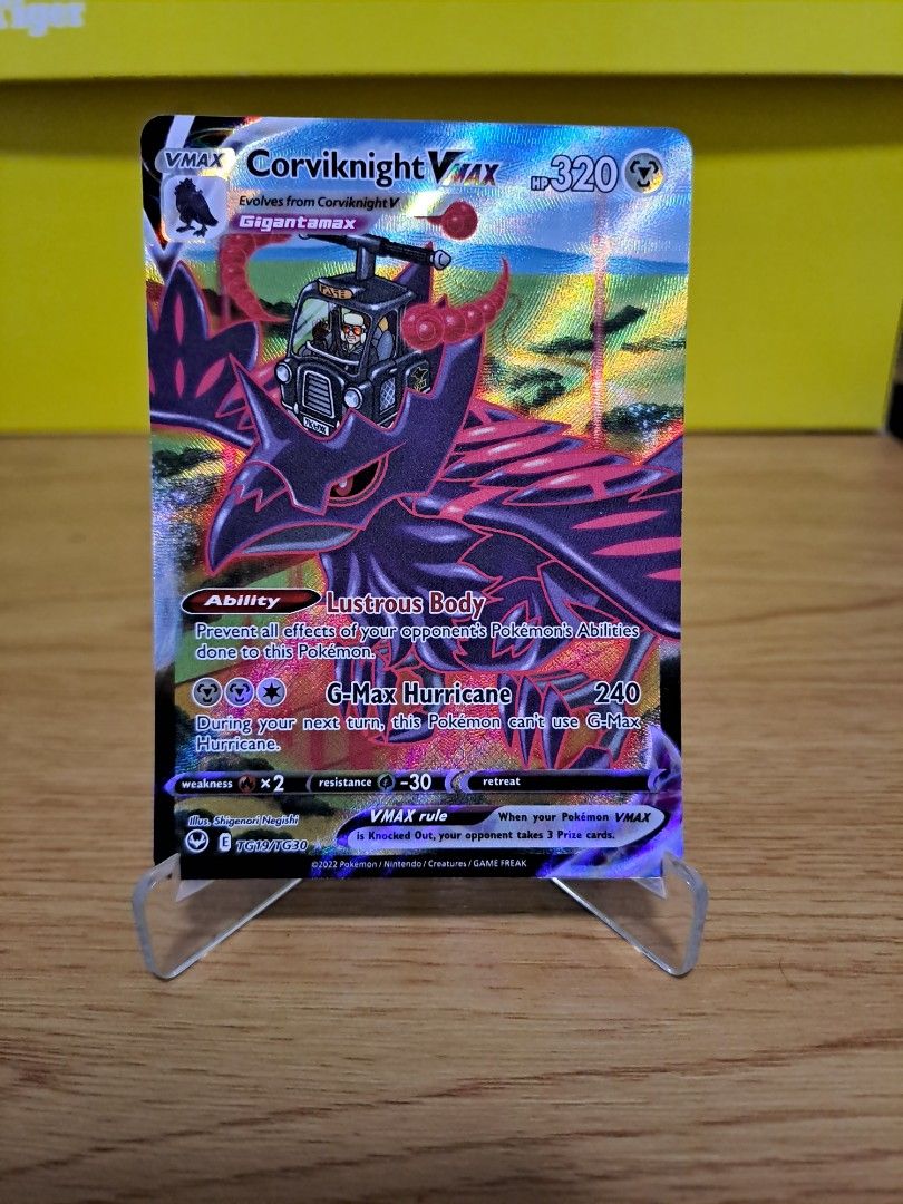 Corviknight Vmax TG Trainer Gallery Silver Tempest Pokemon Card ...