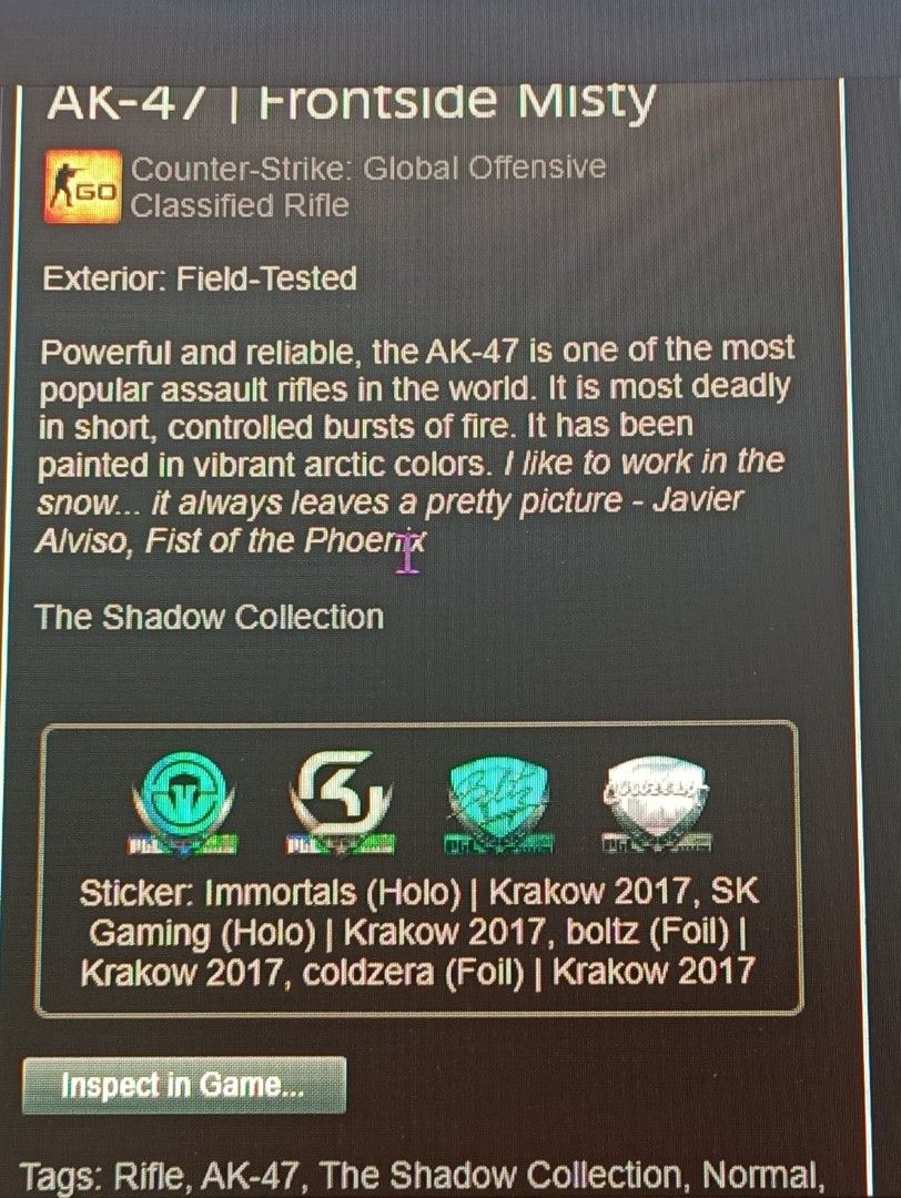 CSGO Frontside misty Ak, Video Gaming, Gaming Accessories, In-Game ... CSGO Frontside misty Ak, Video Gaming, Gaming Accessories, In-Game ...
