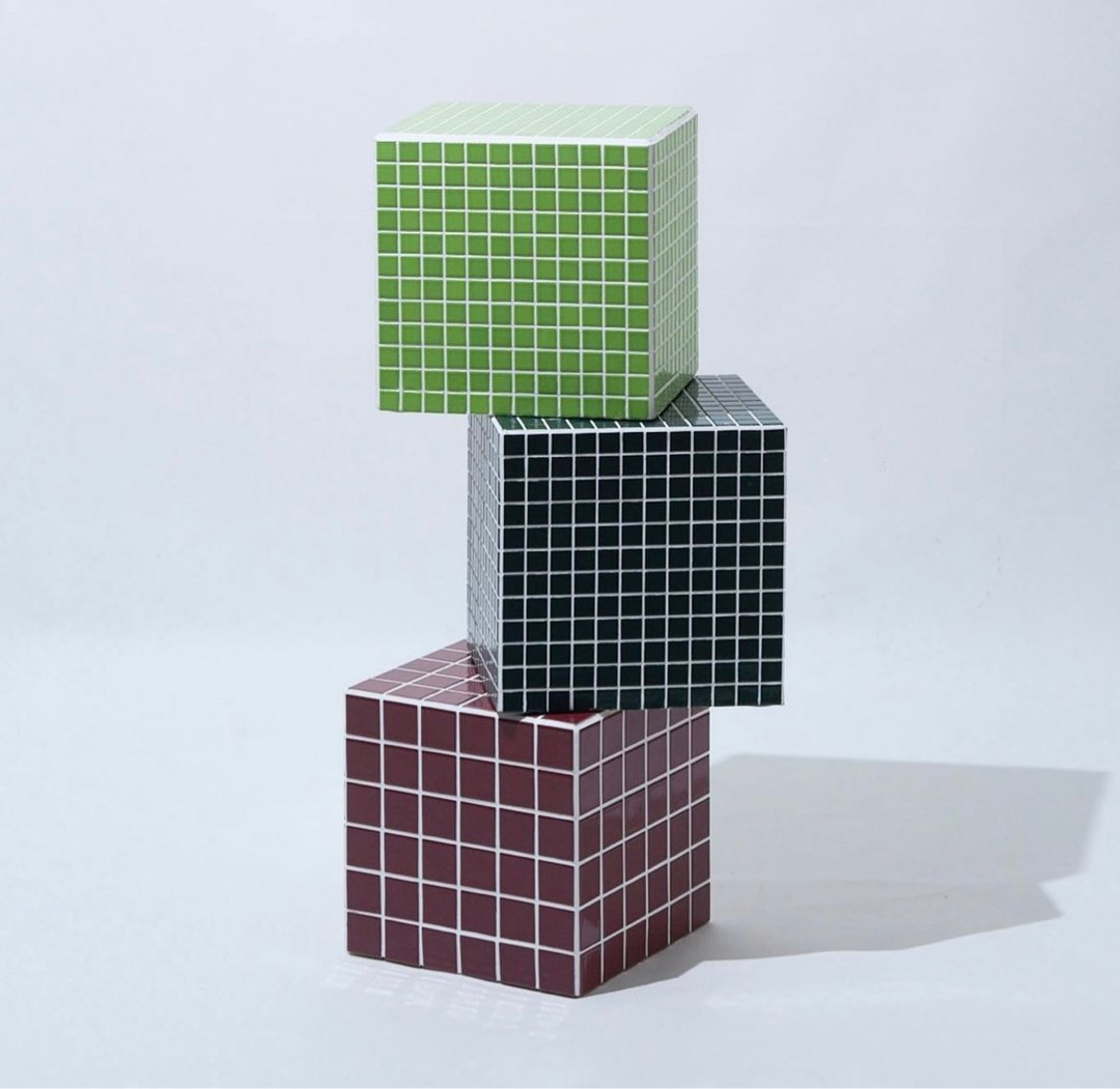 Cube Block Tile Square Plinth Custom Display Table, Furniture & Home ...