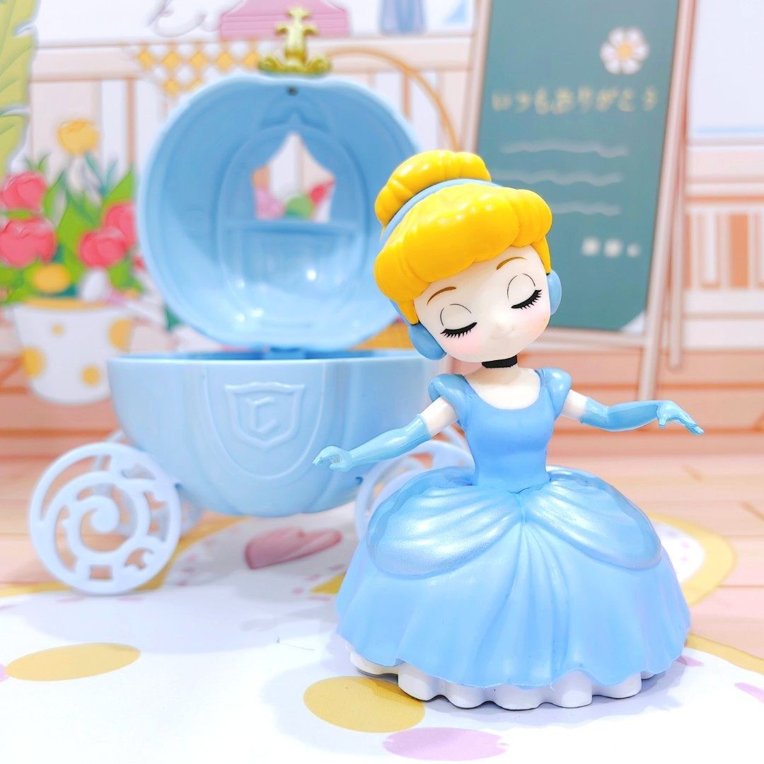 Disney Princess Capchara Heroine Doll Stories Capsule Figure Collection ...