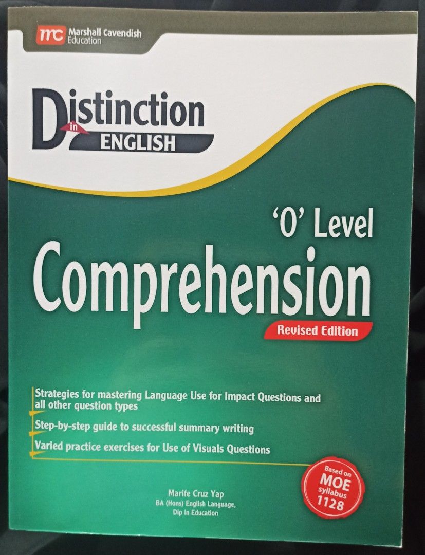 Distinction in English: O Level Comprehension, Hobbies & Toys, Books ...