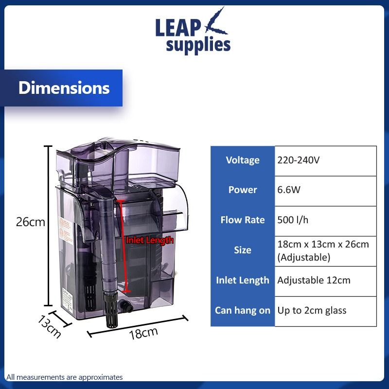 Dophin PS-2012 Hang On Protein Skimmer | Marine Tank External Protein Skimmer, Pet Supplies ...