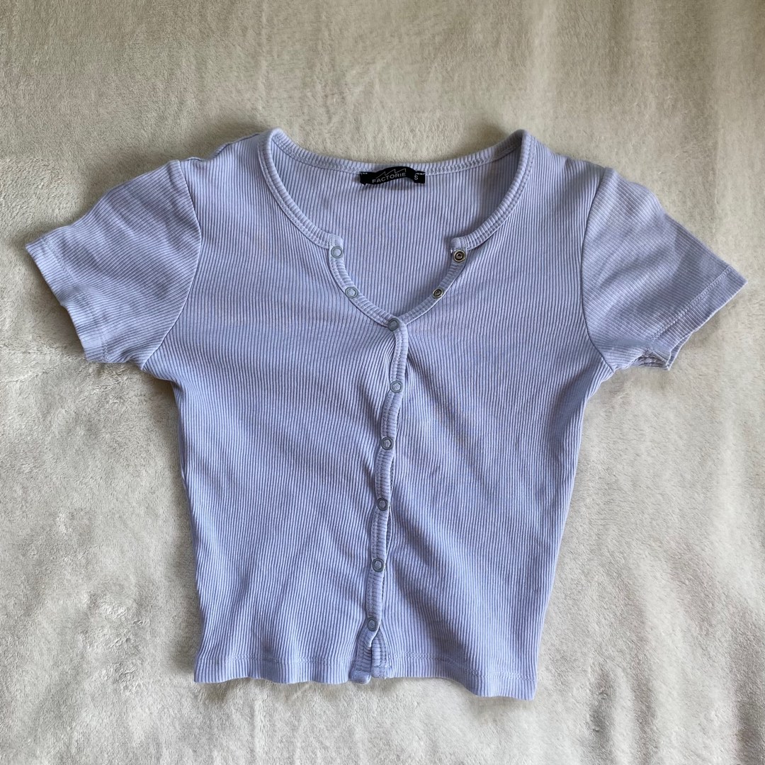 Factorie Buttondown Knitted, Women's Fashion, Tops, Shirts on Carousell