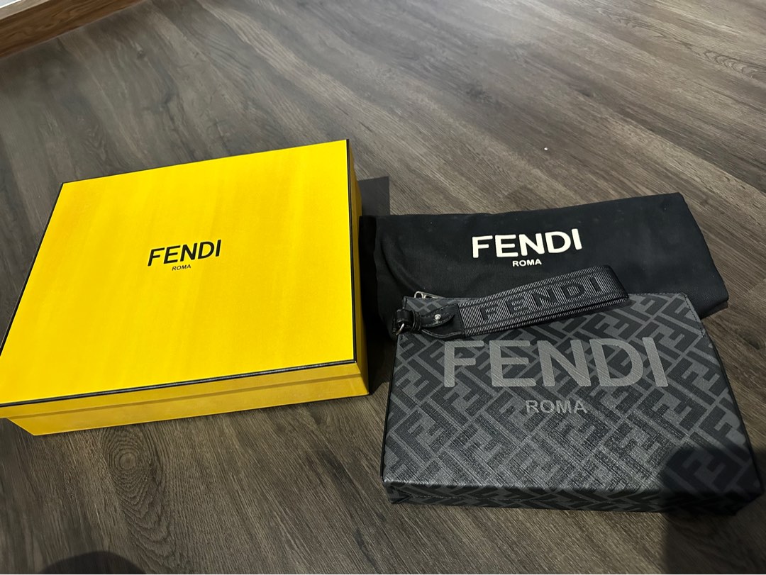 Fendi Clutch Pack, Luxury, Bags & Wallets on Carousell