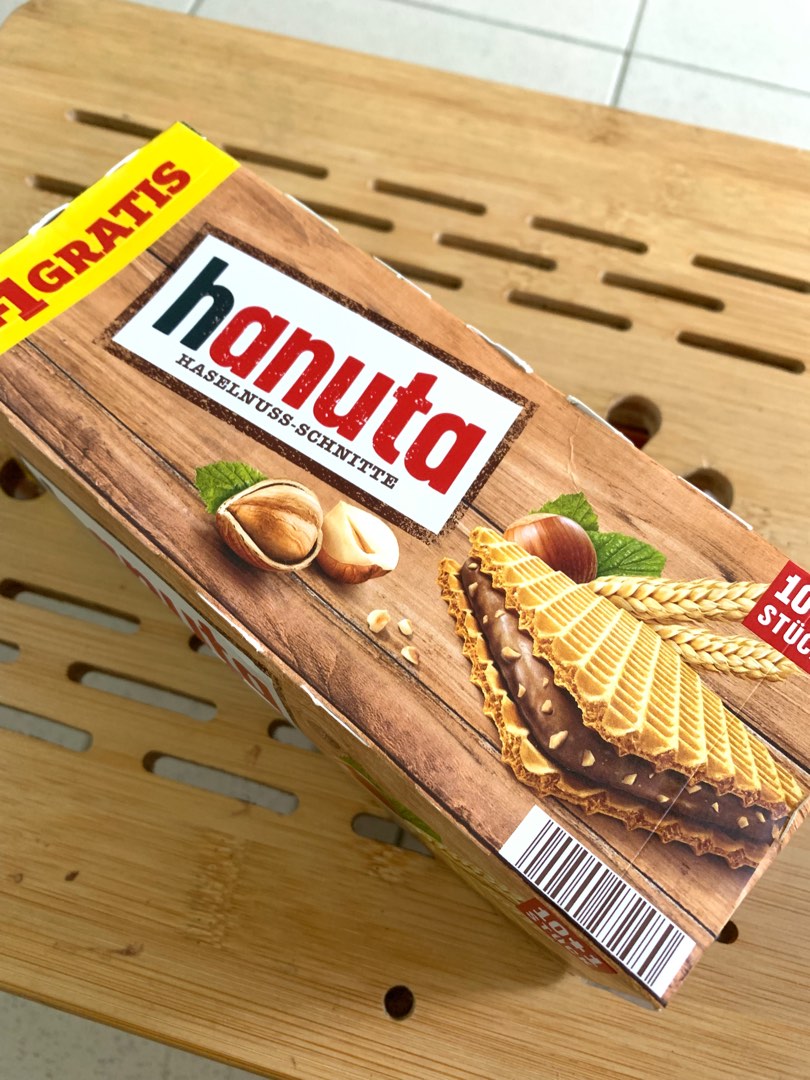 FERRERO HANUTA HAZELNUT WAFER BISCUIT, Food & Drinks, Other Food ...