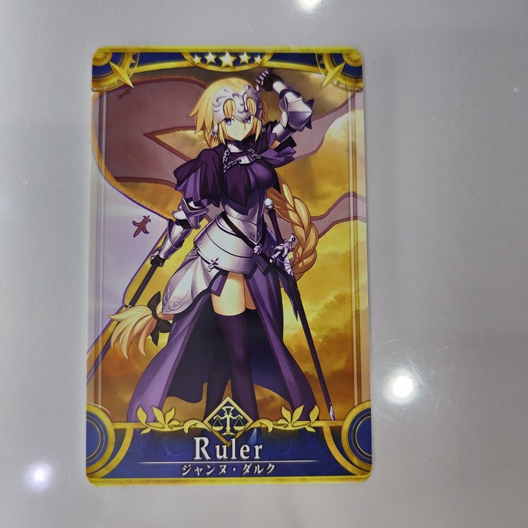 Fgo Jeanne Ruler card (Fate Grand Order Arcade), Hobbies & Toys ...