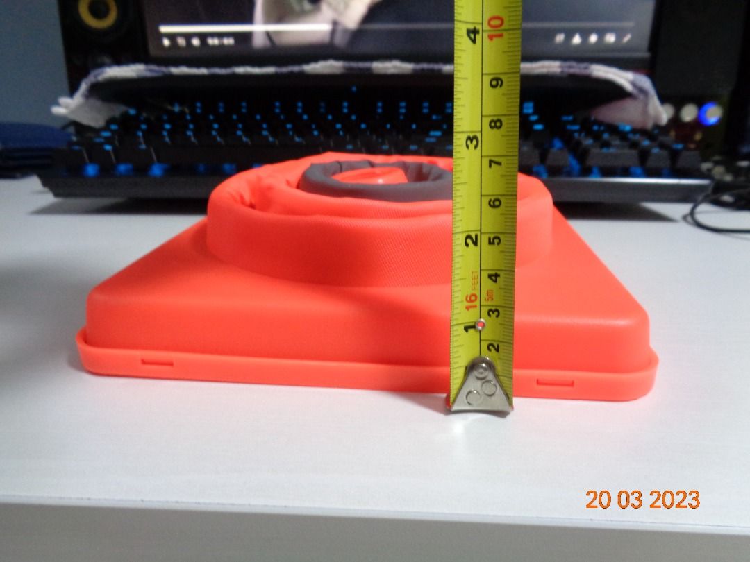 Folding Pyramid Telescopic Triangular Cone 30cm height, Sports ...