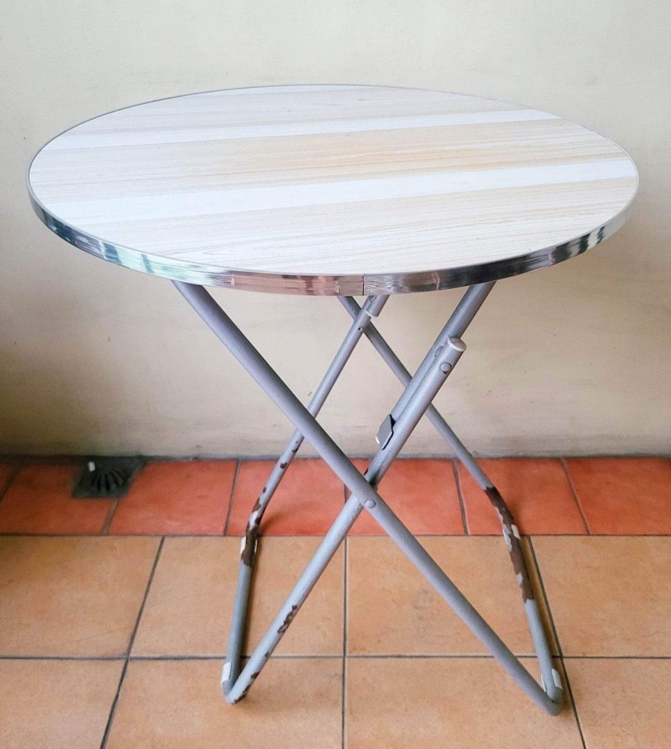 For Sale Foldable Round Table on Carousell
