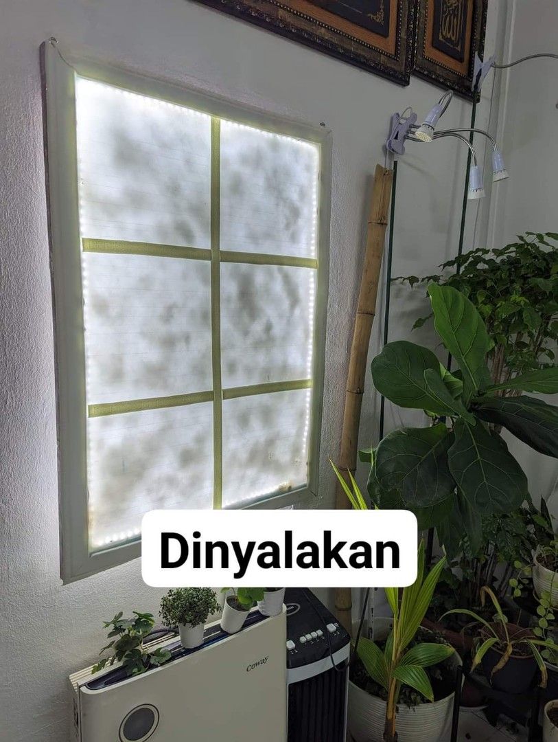 Frame Tingkap berlampu, Furniture & Home Living, Furniture, Other Home ...