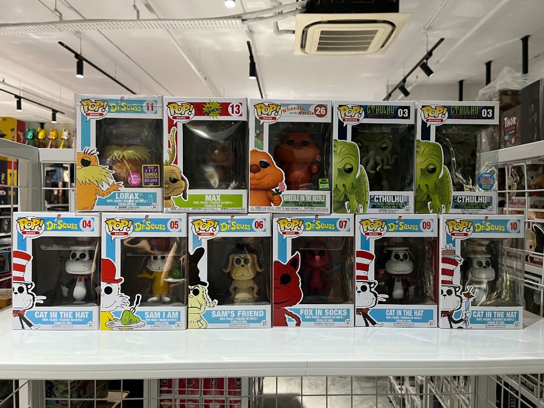 06 Funko Pop! Books Dr. Seuss the grinch lorax cthulhu ad kellogs ...