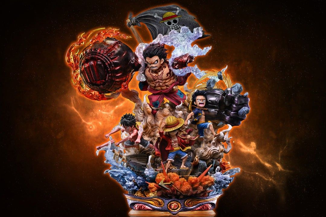 G5 Studio Evolution of Luffy One Piece, Hobbies & Toys, Toys & Games on ...