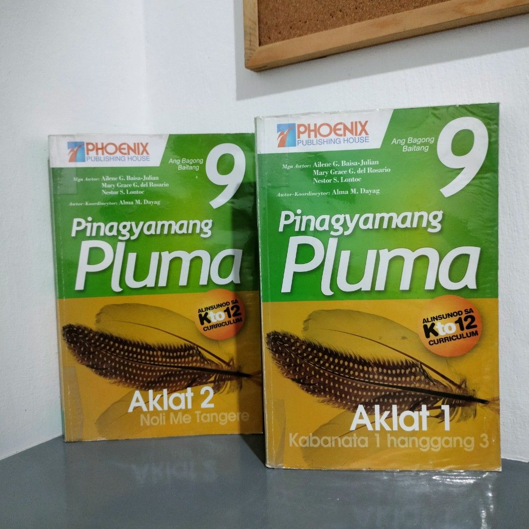 GRADE 9- Pinagyamang Pluma (Noli Me Tangere) Aklat 1 &2, Hobbies & Toys ...