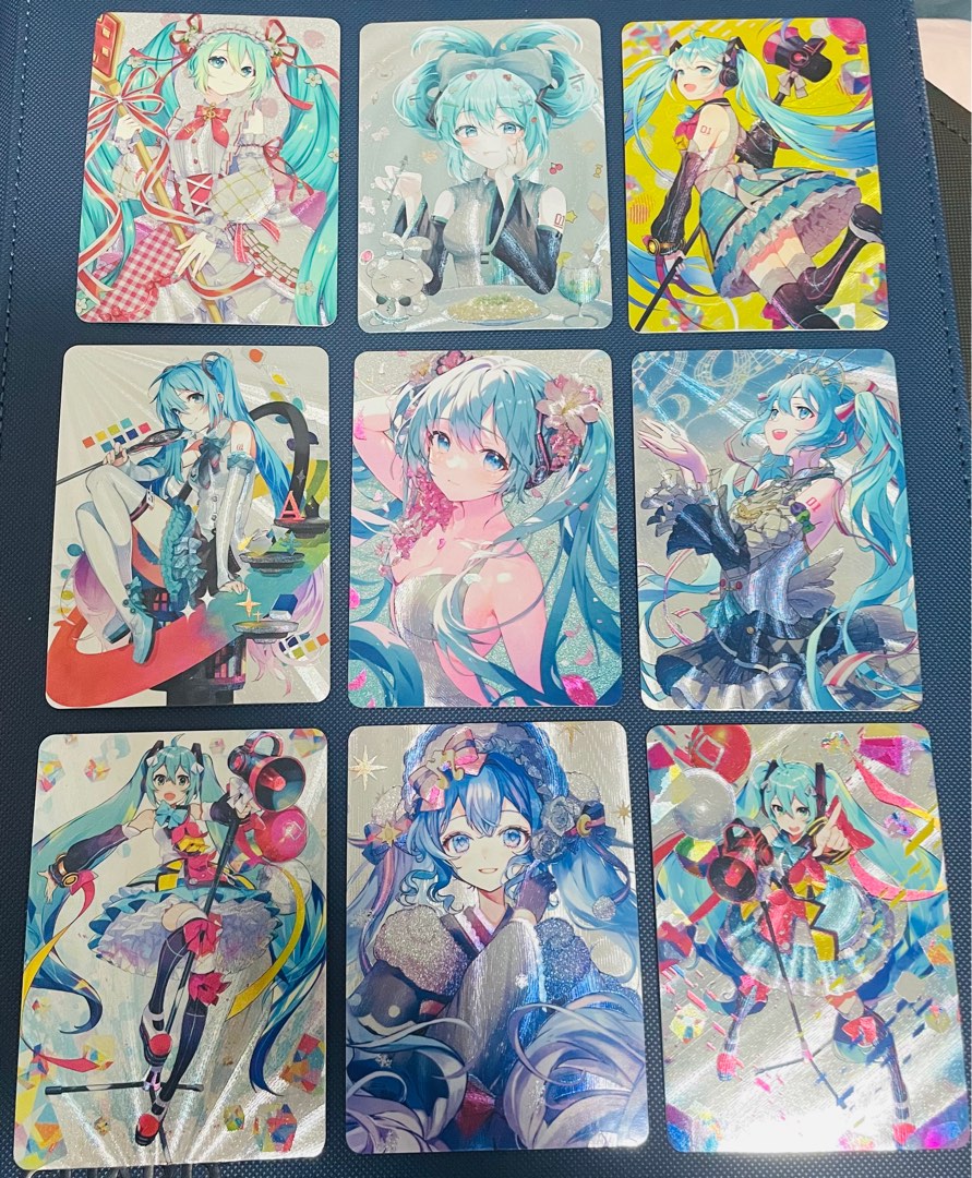 Hatsune Miku Custom Card Collection Set Vocaloid, Hobbies & Toys, Toys ...