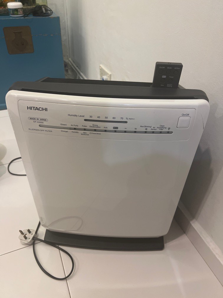 Hitachi EP- A5000, TV & Home Appliances, Air Purifiers & Dehumidifiers ...