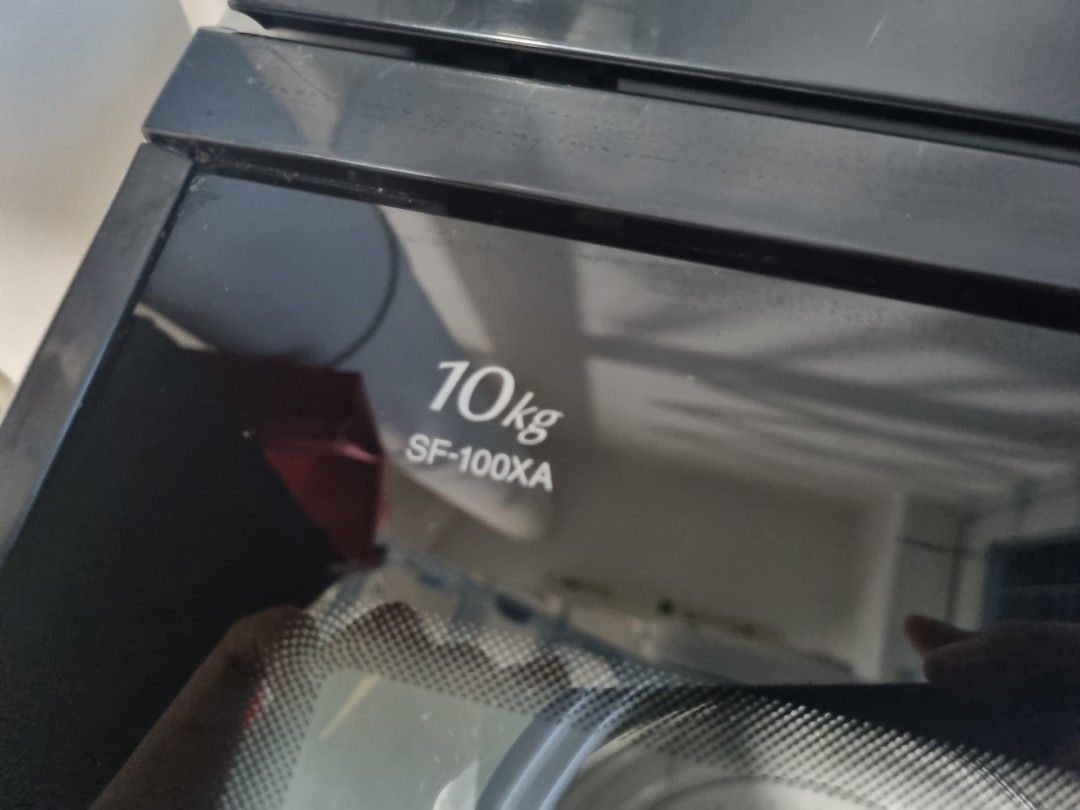 Hitachi Washing Machine, 10 kg, Top loading / Top Load, SF-100XA, Grey ...