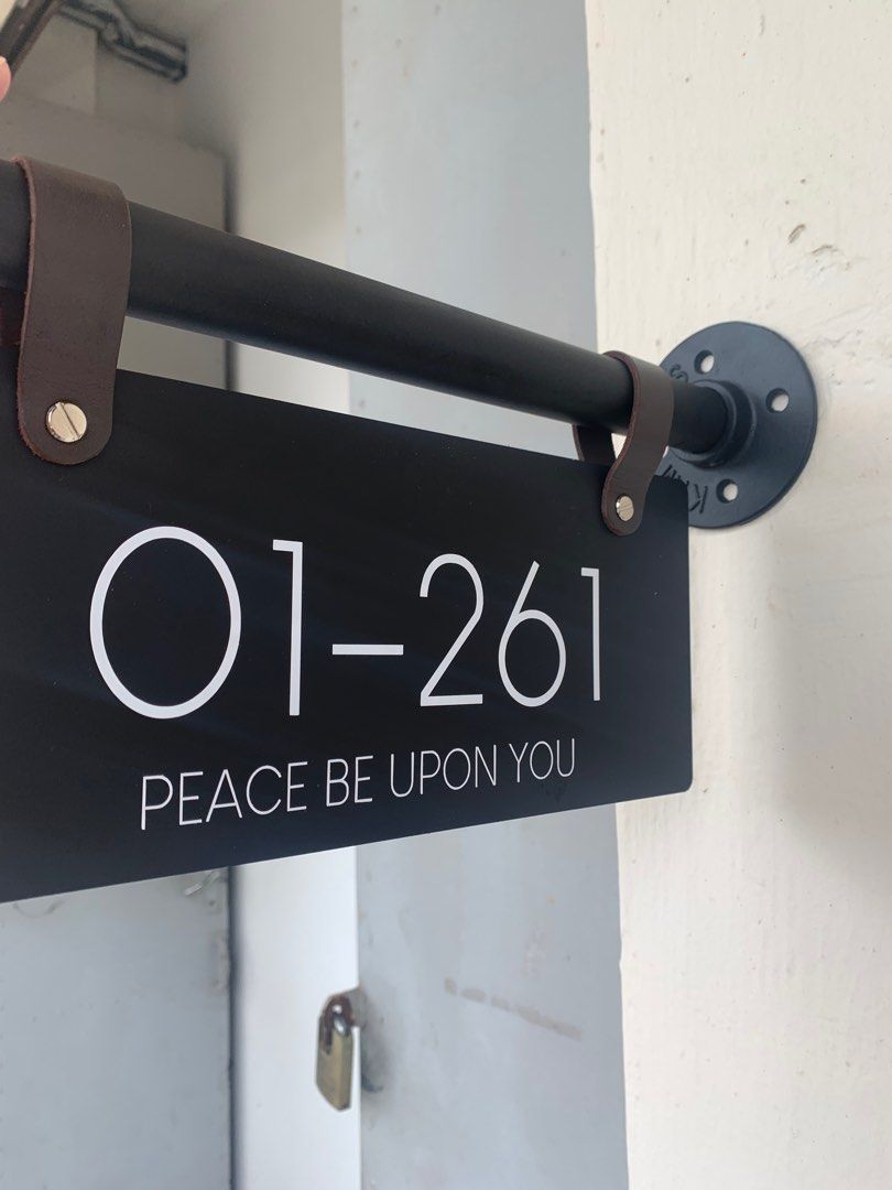Home Unit Sign, Furniture & Home Living, Home Decor, Wall Decor on ...