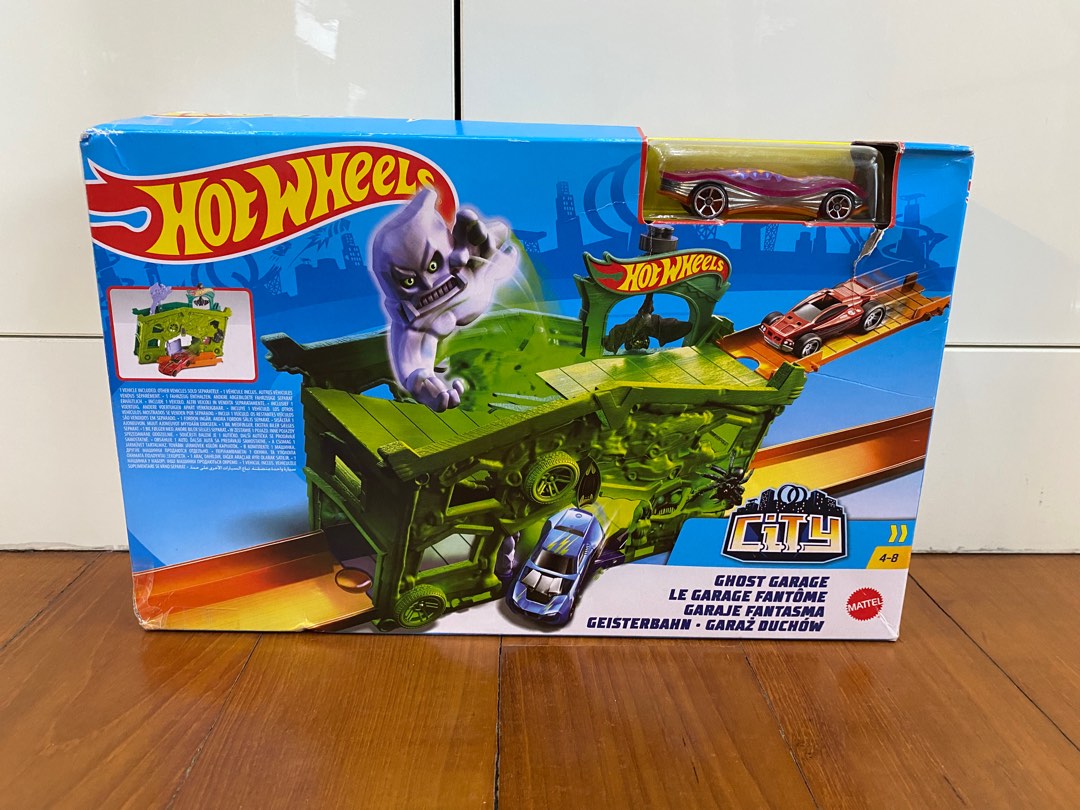 Hot Wheels Ghost Garage Playset, Hobbies & Toys, Toys & Games on Carousell