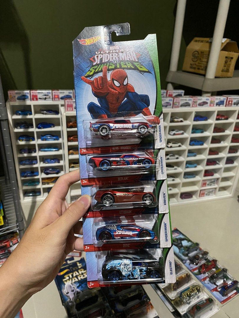 Hotwheels Ultimate Spiderman Set, Toys & Collectibles, Mainan di Carousell