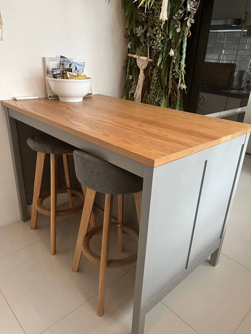 Ikea kitchen island, Furniture & Home Living, Furniture, Tables & Sets ...