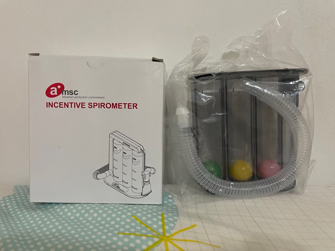 Incentive Spirometer Lung Exerciser, Health & Nutrition, Health ...
