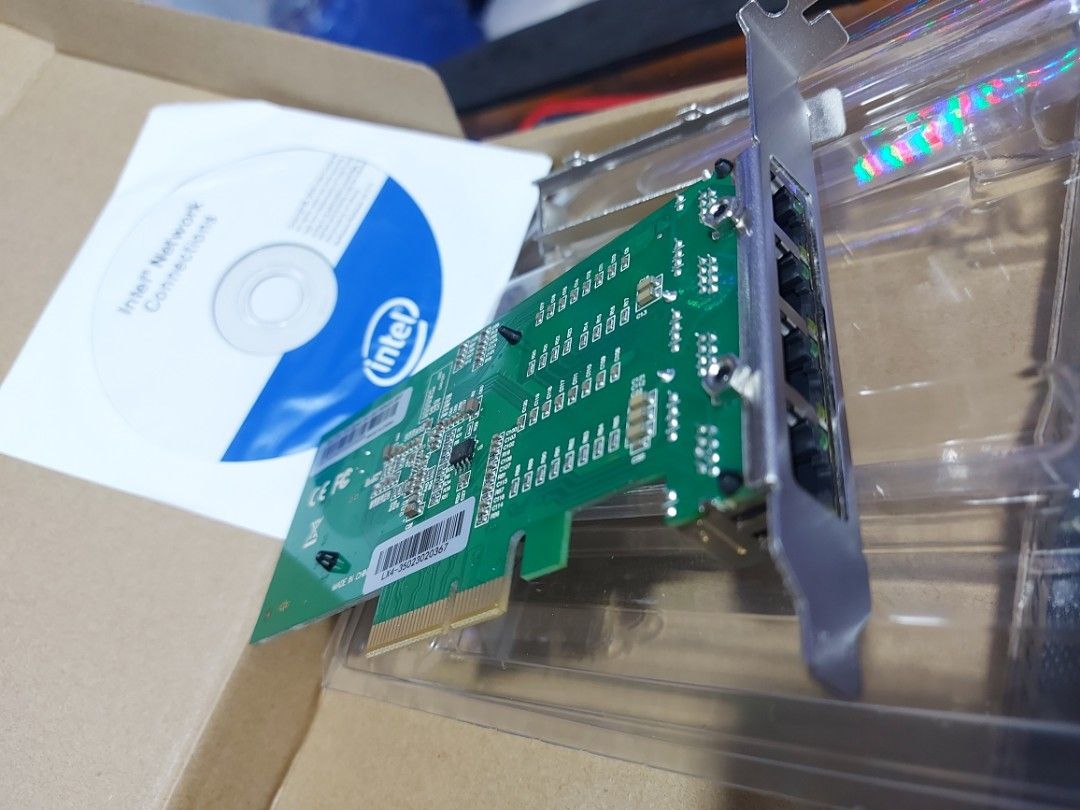 Intel 82575 dual port gigabit pcie LAN card for diskless teaming server ...