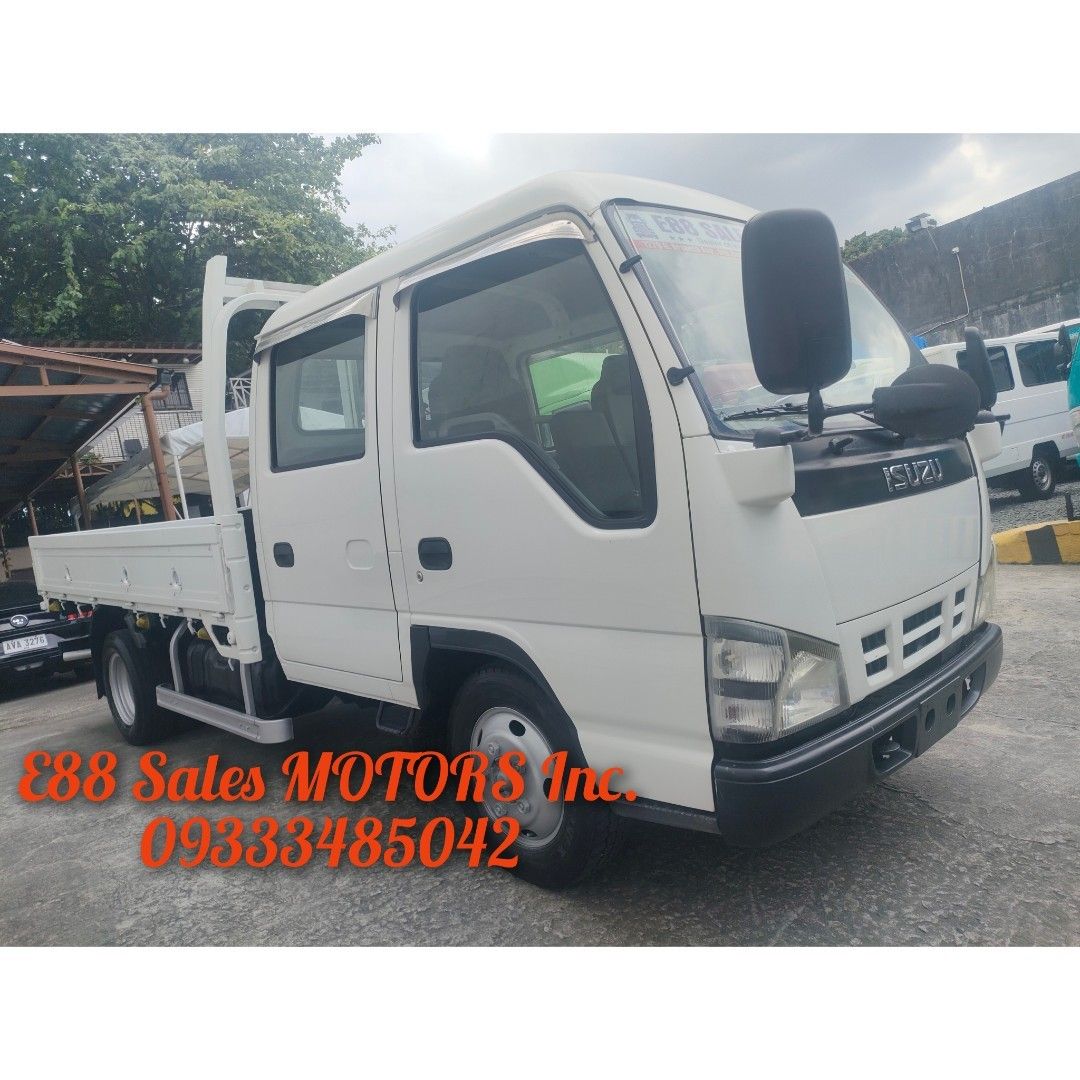 ISUZU Elf NKR DOUBLE CAB 12feet Cargo Dropside body Engine 4HL1 Hideck, Special Vehicles, Heavy ...