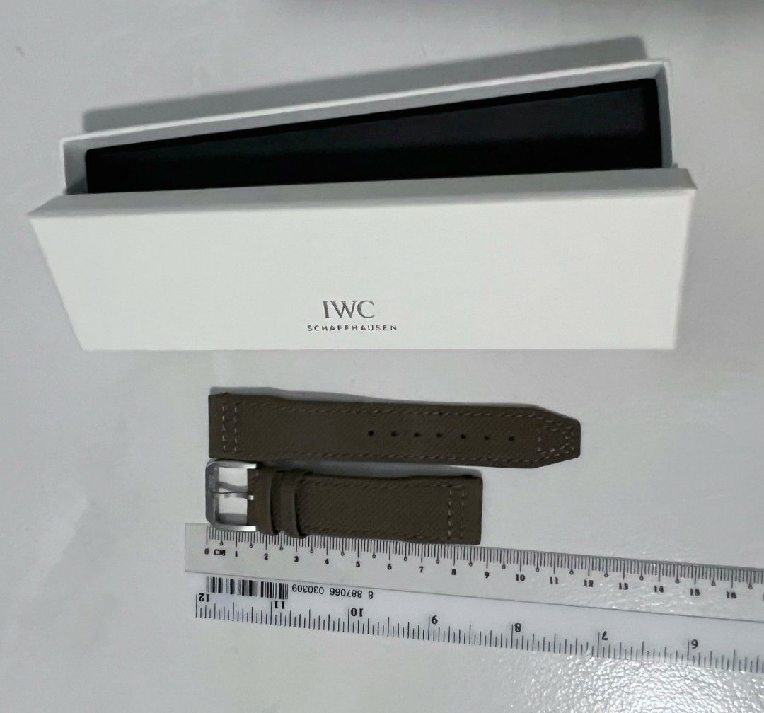 IWC watch Strap with box, Luxury, Watches on Carousell