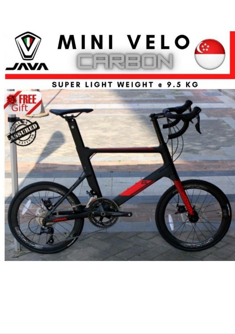 Java Carbon Fiber Mini Velo Bike 20", Sports Equipment, Bicycles ...